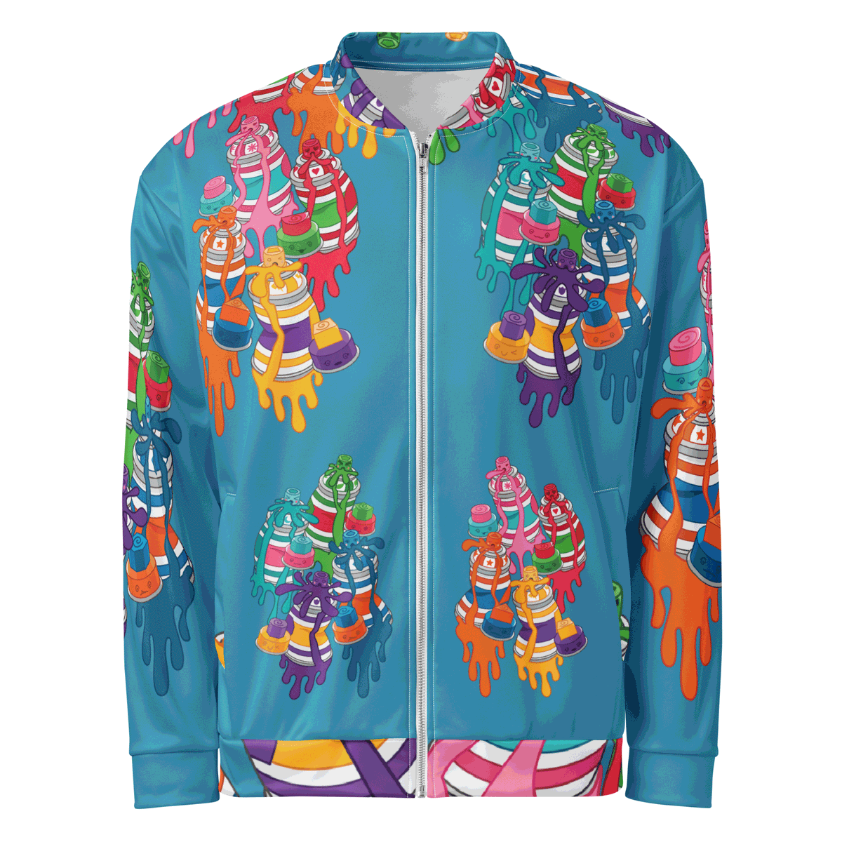 Kawaii Universe - Cute Metallized Robot Ladies Sport Bikini Bottom